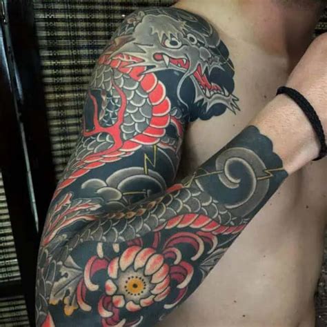 Geometric Dragon Claw Tattoos