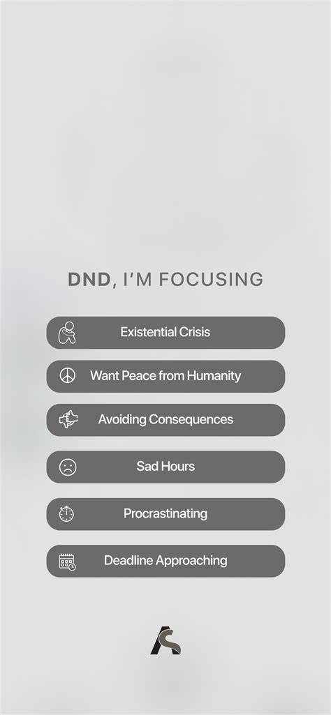 Focus Mode IPhone Wallpaper