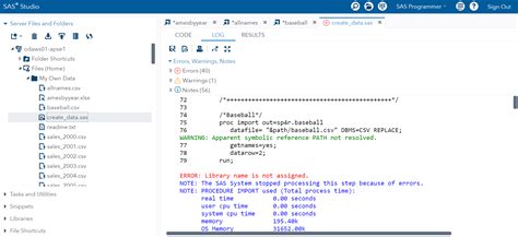Cant Open The Sas File On Sas Studio Sas Support Communities