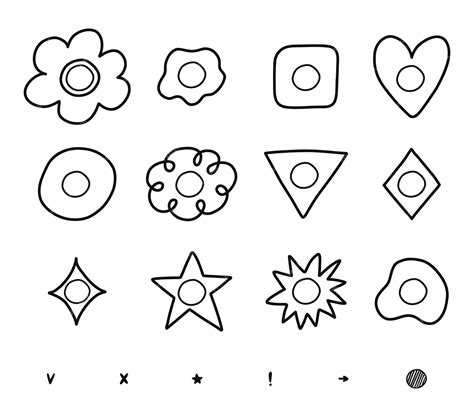 Premium Vector Cute Hand Drawn Set With Empty Checkboxes With Check And Cross Marks Checkboxes