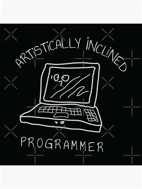 Artistically Inclined Programmer Sticker For Sale By Blitzcreed Redbubble