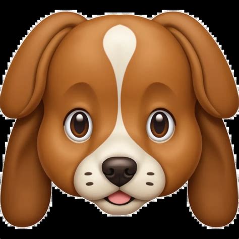 Dog Face Emoji Ai Emoji Generator