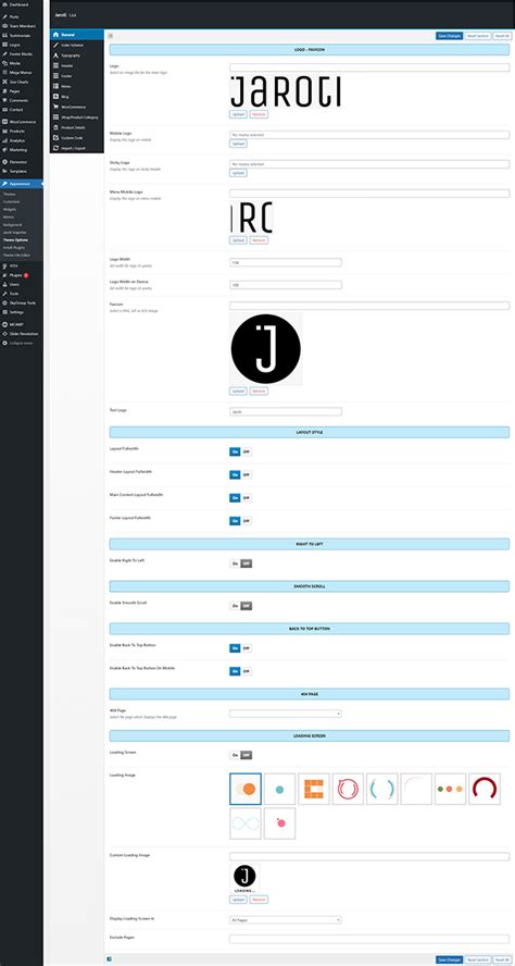 Documentation Jaroti Elementor Woocommerce Wordpress Theme