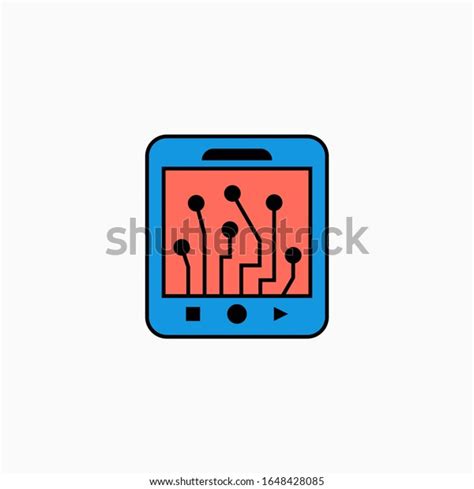 Artificial Intelligence Mobile Phone Icon Vector Stock Vector Royalty Free 1648428085