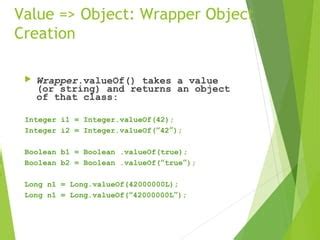 Wrapper Class Ppt
