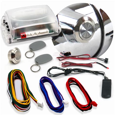 GM Direct Fit Column Insert Billet Push Button Car Start Conversion Kit W RFID