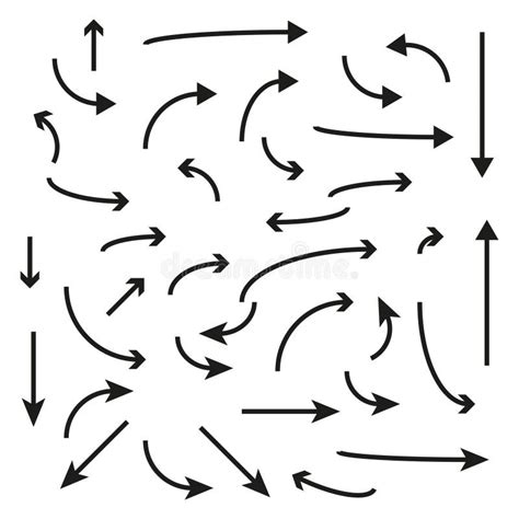 Arrow Direction Icons Vector Arrow Collection Movement Graphic