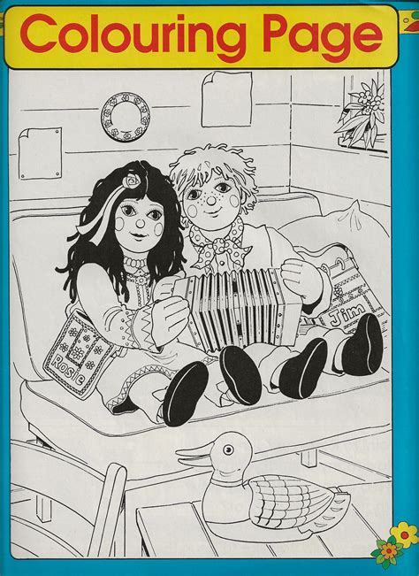 Rosie And Jim Colouring Sheets Activity Pages Digital Printable Files