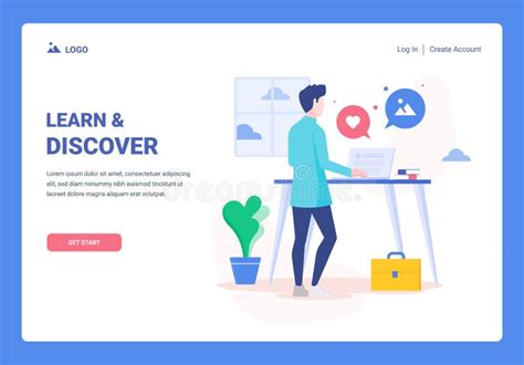 Software Development And Programming Flat Vector Illustration Of Young Programmer Stock