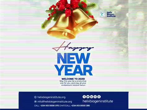 Helix Biogen Institute On Linkedin Happynewyear Helixbiogeninstitute Newyear2025 Science