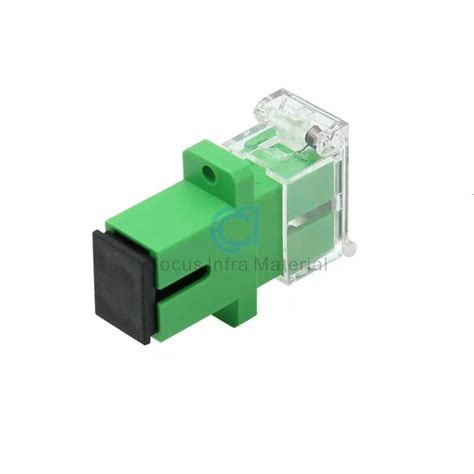 FTTA LANs CATV Fiber Optic Adapters APC With Flange