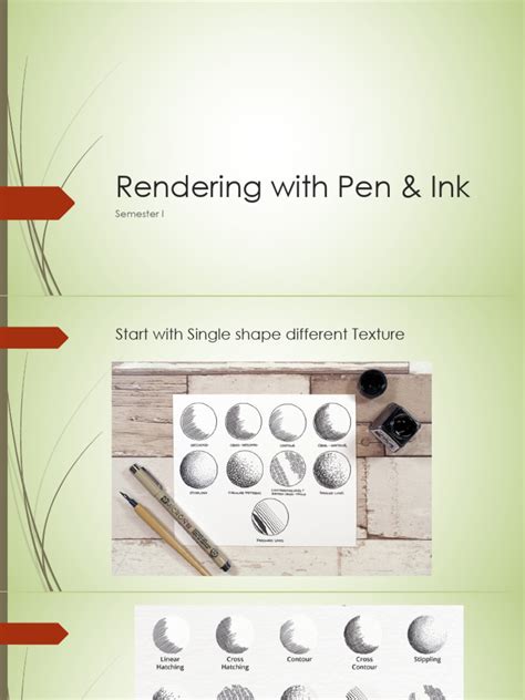 Rendering With Pen And Ink Pdf