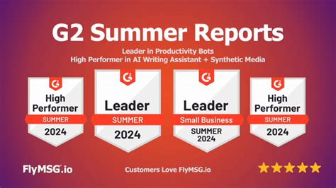 Vengresos Flymsg Celebrates Four G2 Summer 2024 Awards Vengreso