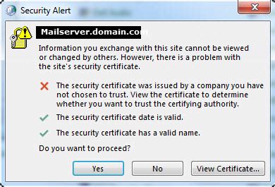 Solved Exchange Certificate Error Setup Experts Exchange