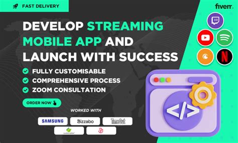 Mobile App Develop Streaming Ios Android Swift Kotlin Flutter By Industrydesigns Fiverr