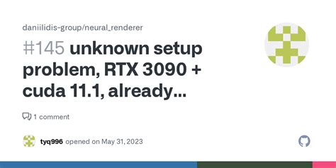 Unknown Setup Problem Rtx 3090 Cuda 111 Already Convert Atcheck