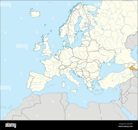 Armenia Map In Europe