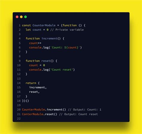 Mohammaderfan Karami On Linkedin Closures Javascript Module Javascript Closures Module