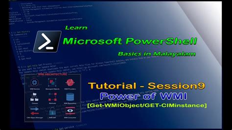 Powershell Basics In Malayalam Part9 Wmi Cim Youtube