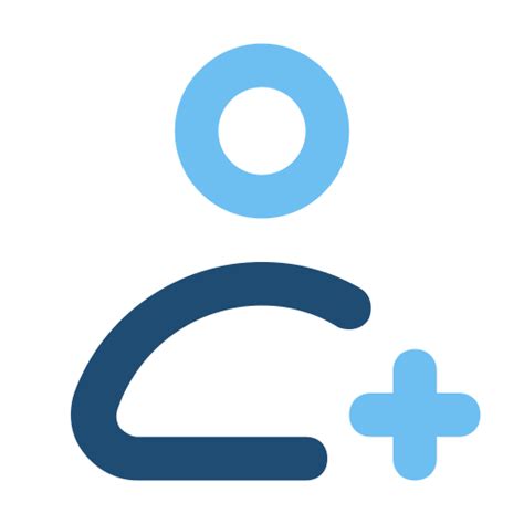 Add User Generic Outline Color Icon