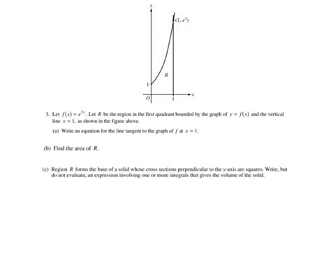 Solved 0 3 Let X E Let R Be The Region In The First