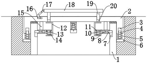 一种市政建设用消音防盗窨井盖的制作方法2