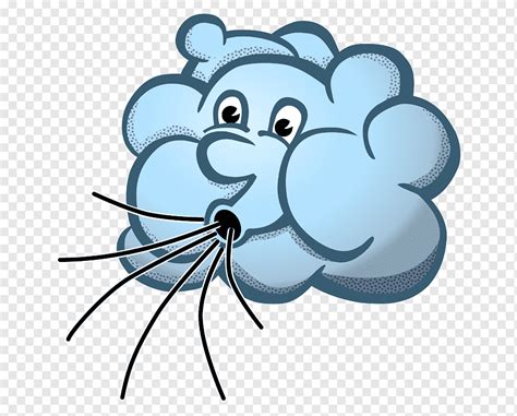 바람 바람 구름 가상의 인물 만화 Png Pngwing