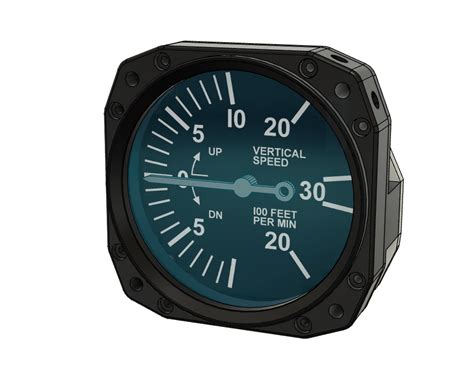 ️ F 16 Cockpit Center Vertical Speed Indicator・ Stl File For 3d Printing・cults