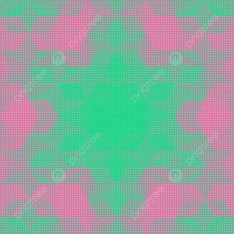 Vector Abstract Modern Psychedelic Pattern Background Concentric Crystal Decoration