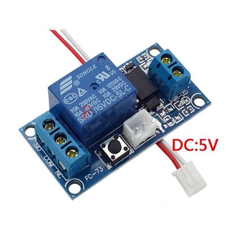 DC V V V Channel Latching Relay Module With Touch Bistable Switch MCU