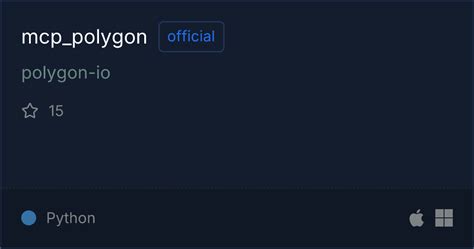 Polygon Io Mcp Server Glama