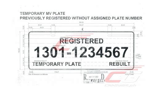 Lto Issues New Guidelines On Temporary Improvised Plates Carguideph Philippine Car News