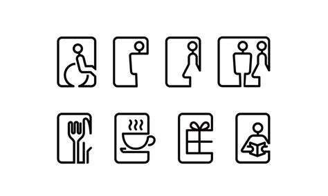 Nasjonalmuseet Yi Chieh Sun Wayfinding Signage Design Signage Design Pictogram Design