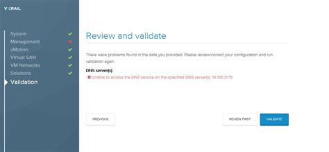 VXrail Initial Setup Error DELL Technologies