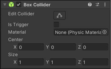 What Does A Collider Do In Unity This Code Does This