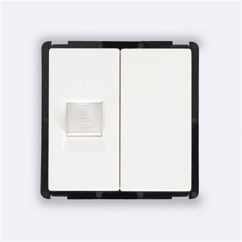 Rj45 Cat 6 Socket Internet Modern Cover Cap Ledkia