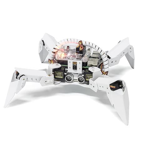 sunfounder picrawler ai robot kit for raspberry pi robot hat camera