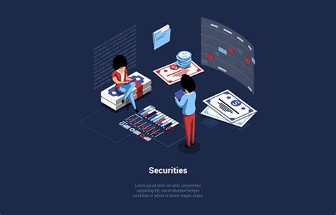 문자 만화 3d 스타일 등극 구성벡터 일러스트레이션 금융증권 컨셉 돈 요소 차트 그래프 인포 그래픽 보험 안전 계약 3차원 형태에 대한 스톡 벡터 아트 및 기타 이미지