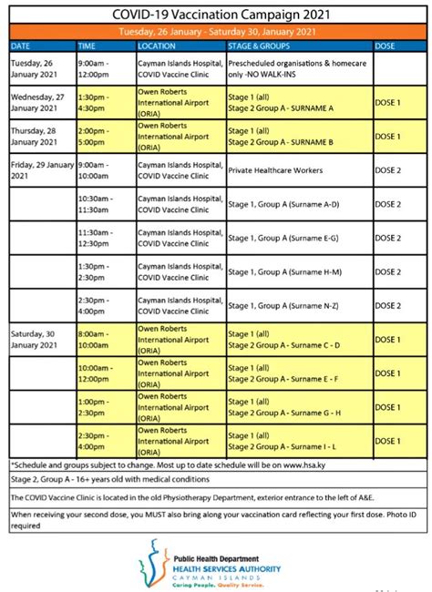 New Schedule Cayman Compass
