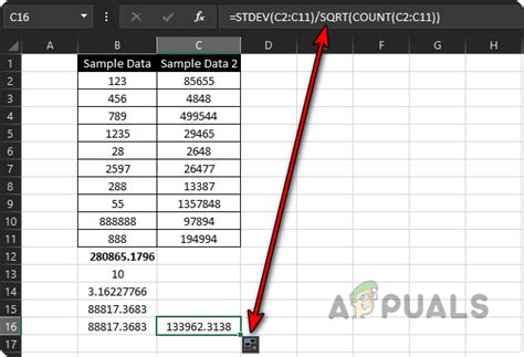 How To Calculate Standard Error In Excel