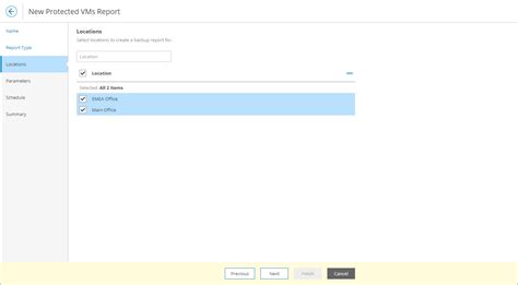 creating protected vms report veeam service provider console guide