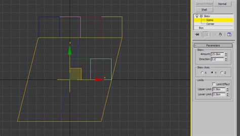 question about skew modifier autodesk community