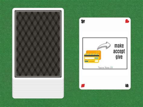 Passive Voice Cards Speaking Cards