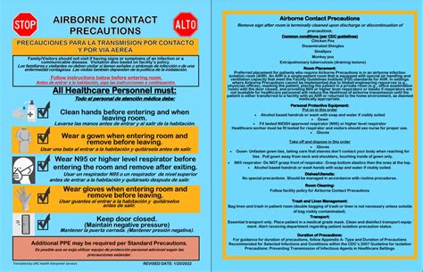 Nc Standardized Isolation Signage Published January 2022 Statewide