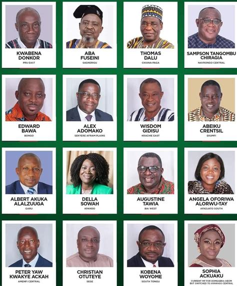 Meet The 17 Ndc Mps Who Lost Their Seats Dailyguide Network