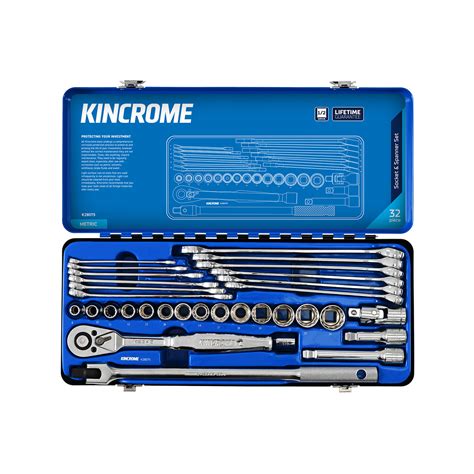 Socket And Spanner Set 32 Piece 1 2 Drive Metric Kincrome Tools Kincrome