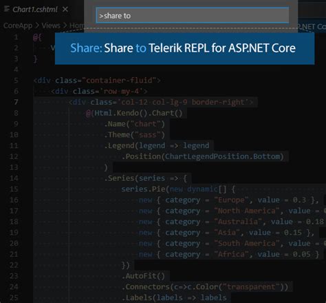 Aspnet Core Repl Write Compile Execute And Share Code Telerik Repl For Aspnet Core