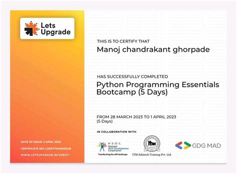 Manoj Ghorpade On Linkedin Python Programming Datascience