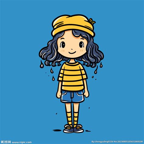 卡通简笔画人物设计图 动漫人物 动漫动画 设计图库 昵图网