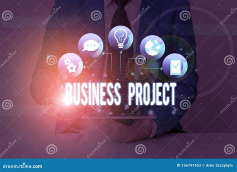 Handwriting Text Business Project Concept Meaning Planned Set Of